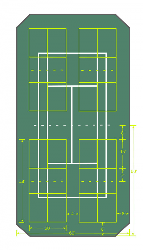 Pickleball Court Layouts – Court Makers – Atlanta Georgia's Home for ...